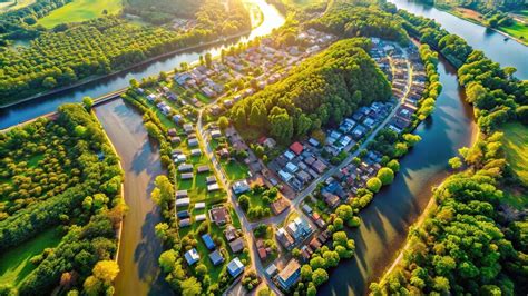 Aerial View Showing A Metamorphosis Process Premium Ai Generated Image