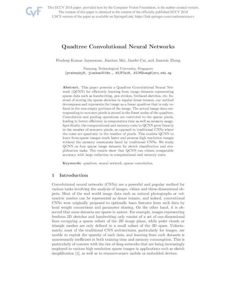 Pdf Quadtree Convolutional Neural Networksquadtree Convolutional Neural Networks 3