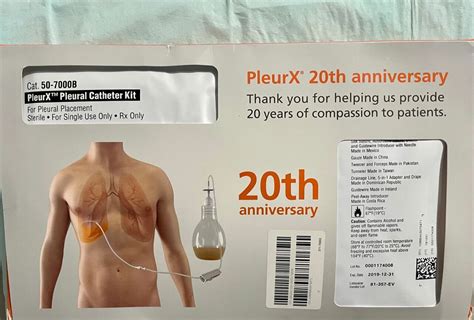 New Carefusion 50 700b Pleurx Pleural Catheter Kit 15 5fr Disposables