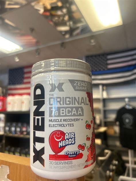Xtend The Original 7g Bcaa Muscle Recovery Hydration Air Head Cherry Semper Fi Nutrition