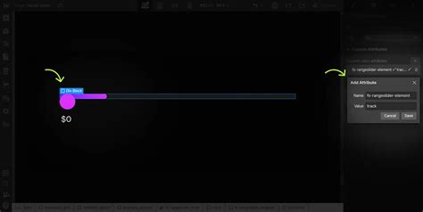 Range Slider Webflow Form Range Slider Component