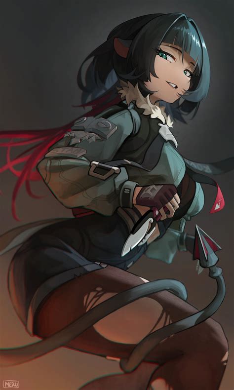 Jane Doe Zenless Zone Zero Drawn By M3ru Danbooru