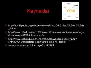 Ari̇stoteles Ppt