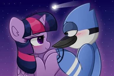 Mordecai And Twilight Sparkle Kiss