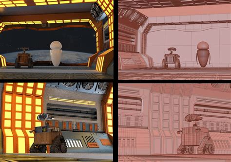 Wall E In Space Cgtrader