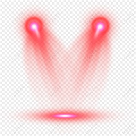 Red Gradient Highlights Focused Light Effect Red Glow Shining Png Free