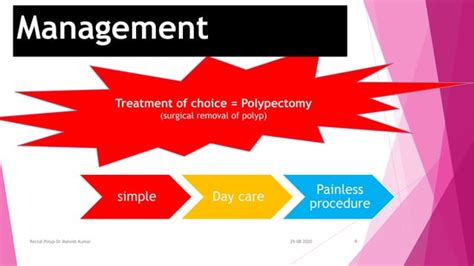 Rectal Polyp Ppt 25 08 2020 Dr Mahesh Pdf Digestive Disorders