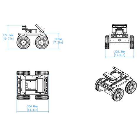 Intelligent Mobile Scientific Robots Platform Open Sdk Tracked Tank Chassis Amr Amr Open Sdk