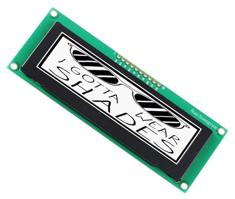 Single Color Selectable Oled Module 256x64 Resolution 312 Inch For