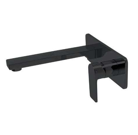 Buy Online The Gabe Leva Matte Black Wall Outlet Mixer In Melbourne