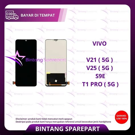 Lcd Touchscreen Vivo V21 5g V25 5g S9e T1 Pro 5g Shopee