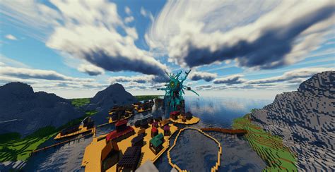 Building The Entire Ninjago Map In Minecraft This Is My Progress So