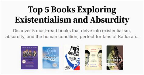 Top 5 Books Exploring Existentialism And Absurdity Summary And Audio