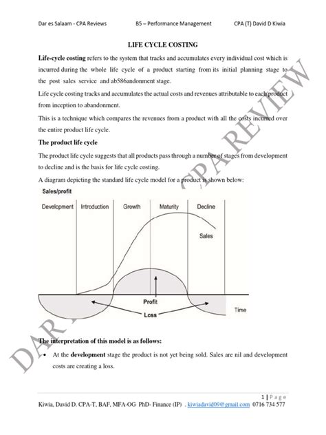 Complete Topic 6 Life Cycle Costing Pdf Life Cycle Assessment