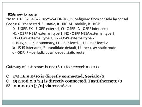 How To Configure Default Routing PPT
