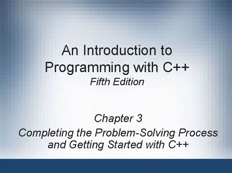 An Introduction To Programming With C Fifth Edition