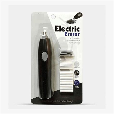 Prescent Electric Eraser Kit Battery Operated Auto Eraser With 17 Eraser Refills Batteries Not