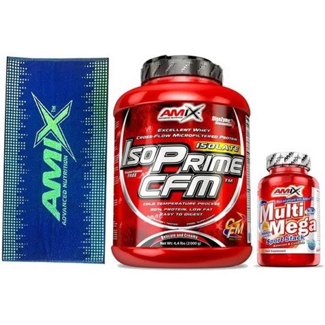 Pack Regalo Amix Isoprime Cfm Isolate Protein 2 Kg Multi Mega Stack