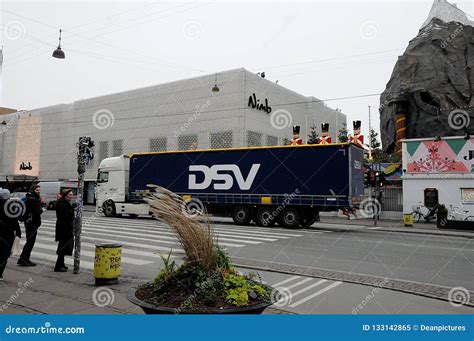 Dsv Delivery Truck In Copenhagen Denmark Editorial Image Image Of