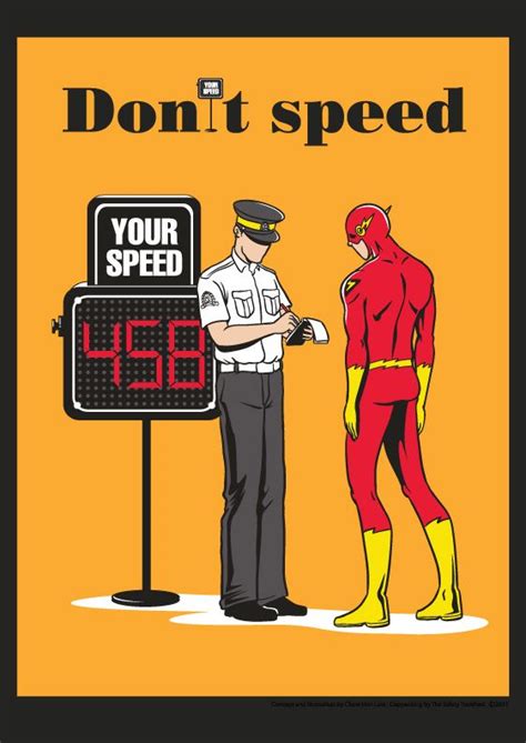 Flash Getting A Ticket Funny Pictures Photos And Images Traffic