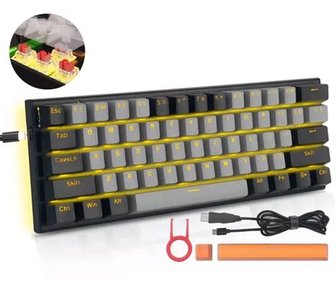 Teclado Gamer Mec Nico Juegos E Yooso By Terport Teclas Ingl S Ergon Micas Switch Rojo
