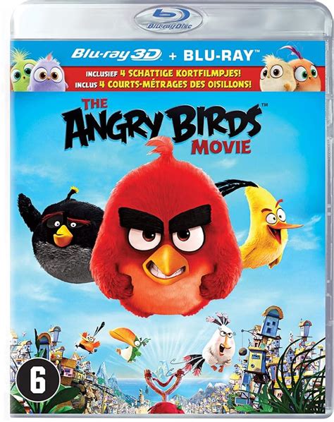 Speelfilm Angry Birds Movie 3d 2 Blu Ray Amazonca Sean Penn Jason Sudeikis Josh Gad