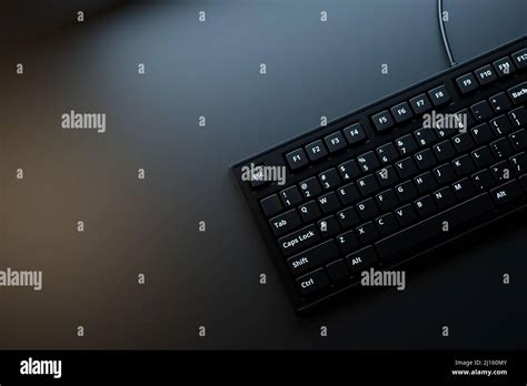 D Illustration Gaming Keyboard With LED Backlit Realistic Computer Keyboard Stock Photo Alamy