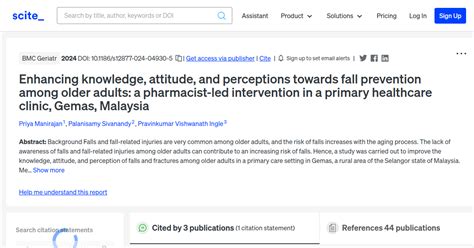 Enhancing Knowledge Attitude And Perceptions Towards Fall Prevention