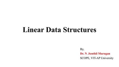 Data Structures Array Presentation Pptx