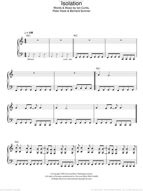 Division Isolation Sheet Music For Voice Piano Or Guitar Pdf