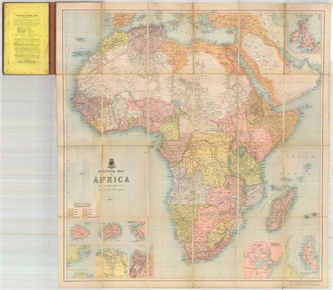 John Bartholomew And Co Political Map Of Africa 1890 C The Map House