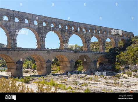 Aqueduct Built By The Romans In First Century A D To Carry Water 31