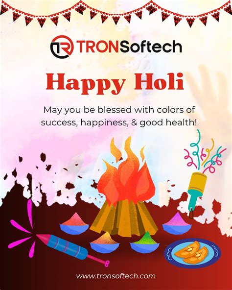 Happyholi Festivalofcolors Tronsoftech Innovationmeetscelebration