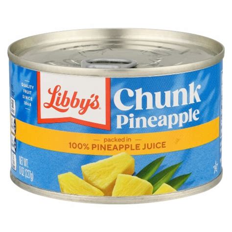 Libbys® Canned Chunk Pineapple 8 Oz Harris Teeter