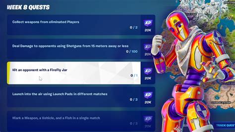 Fortnite All Week 8 Quests Challenges - Complete All Week 8 Quests in Fortnite Season 4 - YouTube