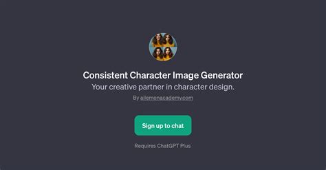 Consistent Character Image Generator - AI Tool For Character creation