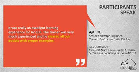 Cloudthat On Linkedin Cloudthat Cloudcomputing Moveup Testimonial Microsoft Azure