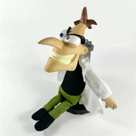 Disney Phineas And Ferb Dr Doofenshmirtz Gabble Head Plush Toy 95 £15