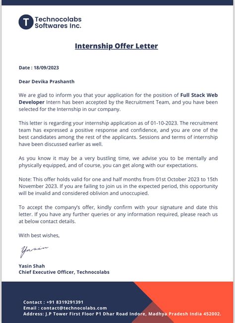 Devika Prashanth On Linkedin Internship Webdevelopment Technocolabs