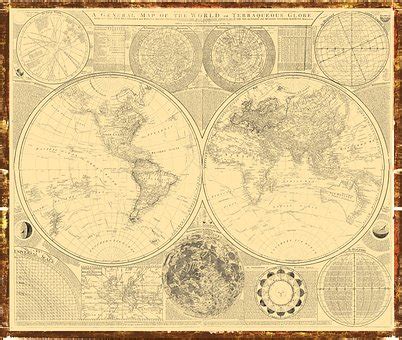 超过 70 张关于“世界地图复古”和“地图”的免费图片 Pixabay