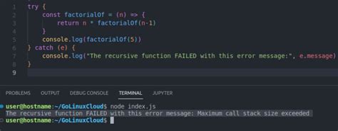 Maximum Call Stack Size Exceeded Javascript Solved Golinuxcloud