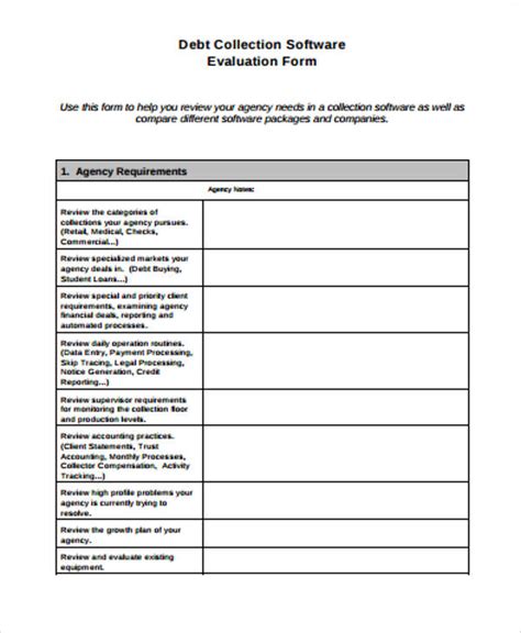 Software Review Template