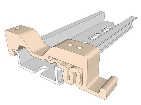Din Rail Mount 3d Model At June Hughes Blog
