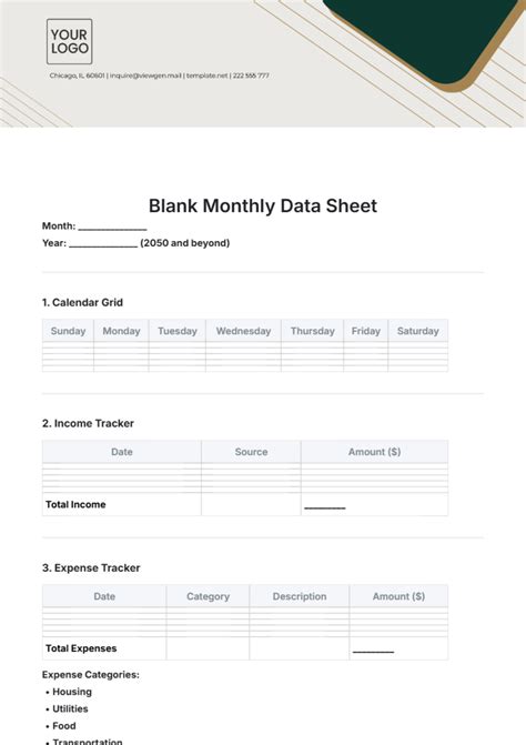 Free Data Collection Sheet Template Edit Online And Download