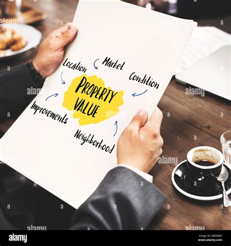 Property Value Market Diagram Concept Stock Photo Alamy