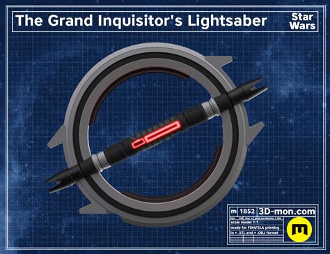 🎬 Grand Inquisitor Lightsaber Obi Wan・ 3d File For 3d Printing・cults