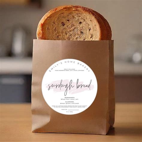 Sourdough Bread Label Etsy