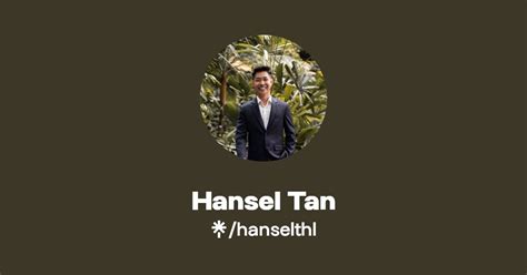 Hansel Tan Instagram Linktree