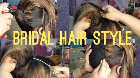 Bridal Hair Style By Aisha Butt Youtube