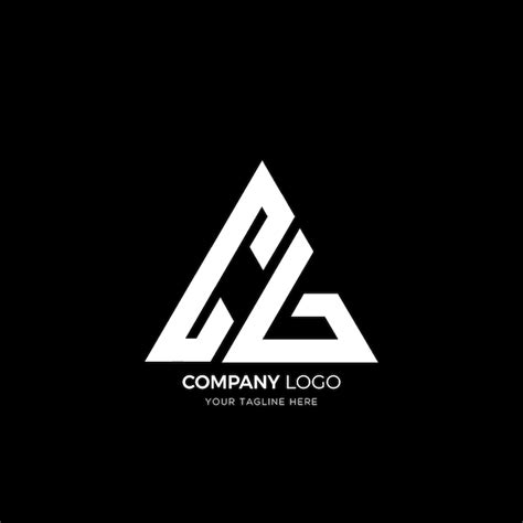 Premium Vector Triangle Letter Creative Monogram Logo
